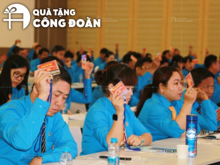 Dây thẻ đeo, dây đeo bảng tên Đại hội Công đoàn [IN THEO YÊU CẦU]